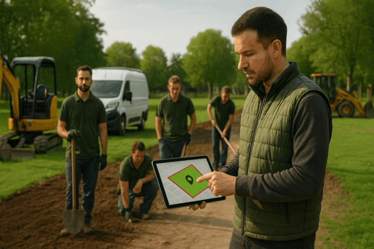 Geozonen & GPS-Benachrichtigungen im GaLaBau | Infleet GmbH